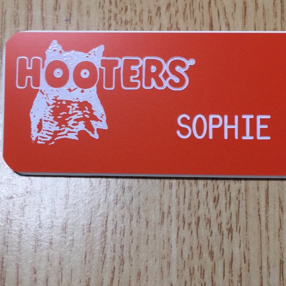 Hooters | Accessories | New Hooters Girl Uniform Name Tag ...